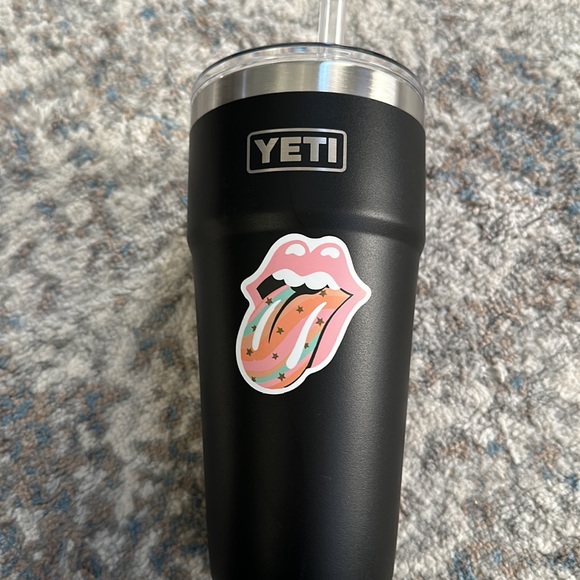 Dining | Yeti Rambler Stackable 26oz W Straw Lid Stickers Can Be ...
